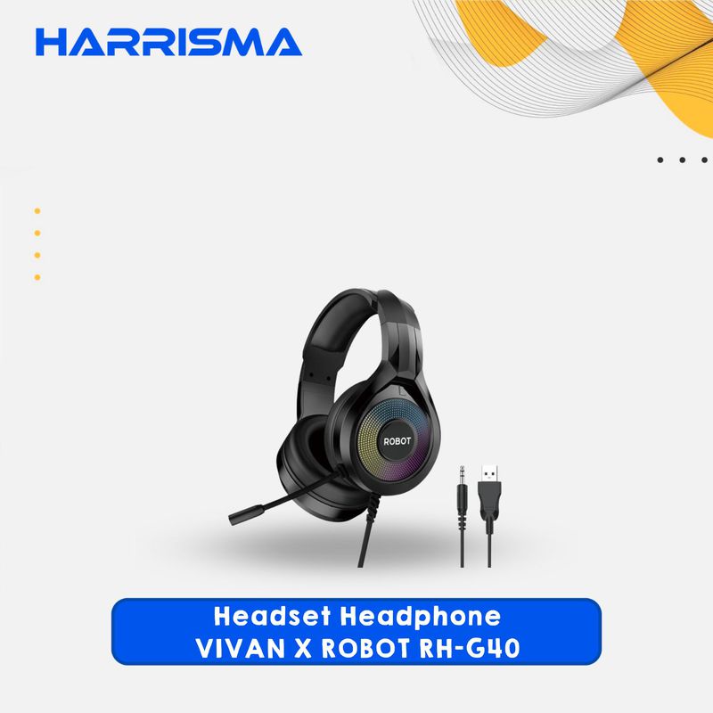 Headset Headphone VIVAN X ROBOT RH-G40