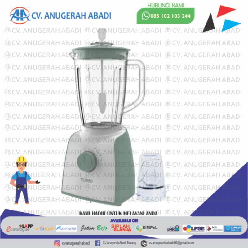 Blender Turbo Kapasitas 2 Liter