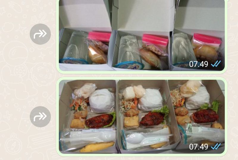 Snak + Nasi Box Full