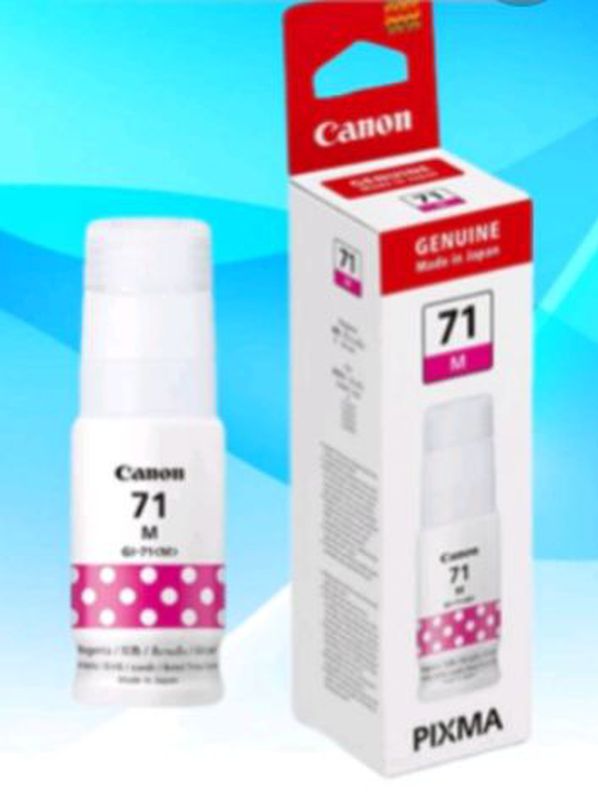 Tinta Canon GI71 PGBK Pixma merah 135 ml - Kuning