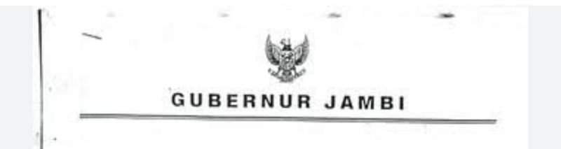 Cetak Kop Surat Gubernur