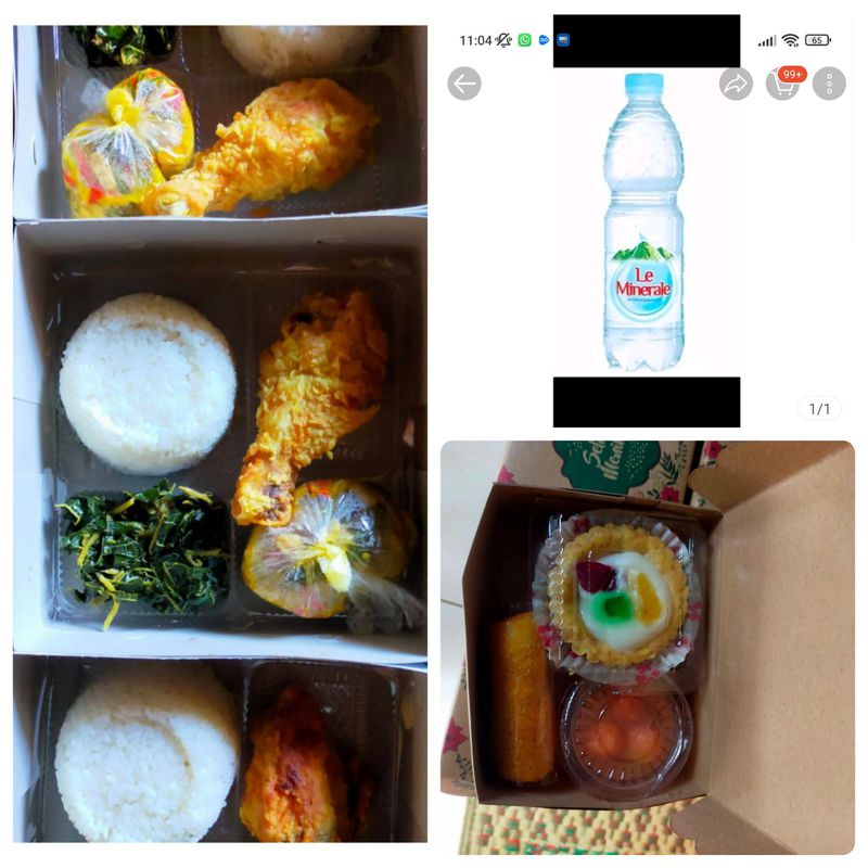 Minum +Nasi Box + Snack Box