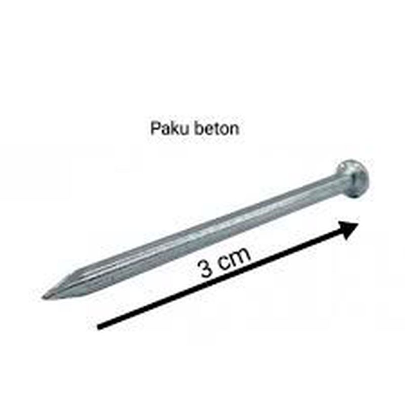 Paku Beton 3 cm Putih