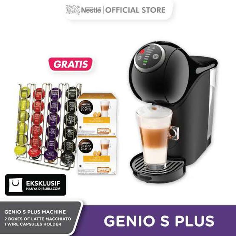 Mesin Kopi Capsule Nescafe Dolce Gusto - New Genio S + 1 Box Capsule
