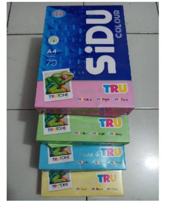 SIDU HVS Warna Ukuran F4 - Merah