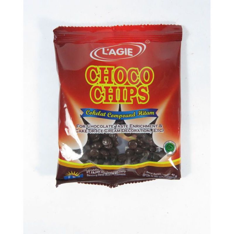 Lagie Choco Chips Blt 45Gr