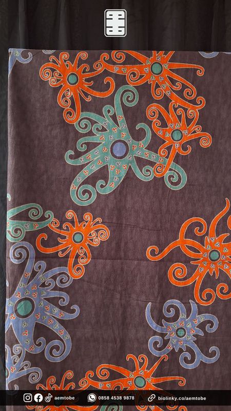 Kain Batik Kaltim - Batik Samarinda - Batik Motif Dayak _ 0324 - 145