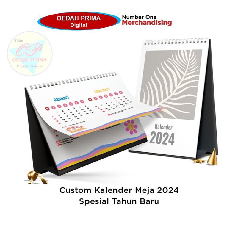 KALENDER DUDUK CUSTOM A5 (KALENDER MEJA)