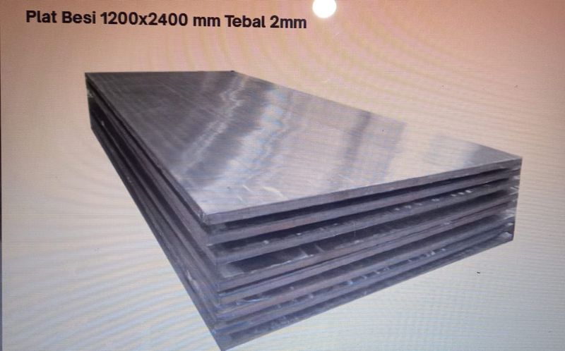 Besi Plat Ukuran 2mm x 120cm x 240cm