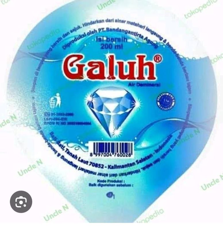 Air Mineral Merk Galuh Uk. 200 ml