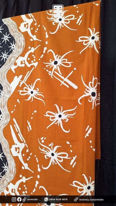 Kain Batik Kaltim - Batik Samarinda - Batik Motif Dayak _ 0324 - 136