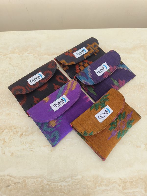 Qiswah Dompet Koin Dompet Uang Tenun Endek Motif Etnik Bali Handmade ...