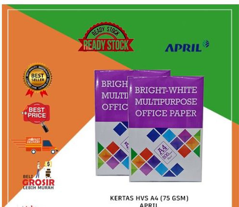 KERTAS A4/RIM (APRIL)