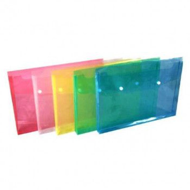 Map Plastik Kancing (Pack Isi 1 Lusin)