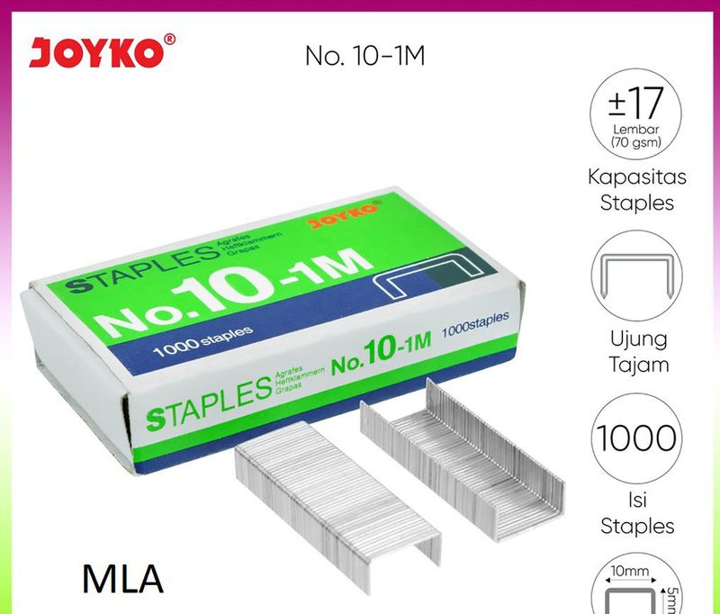 Staples (isi Hecter) Spesifikasi : Ukuran 10 (ini isi staples )