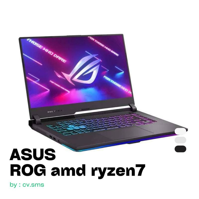 LAPTOP ASUS ROG AMD RYZEN 7/SSD 512 GB/RAM 16 GB/LED 15,6 INC/RTX 3050 ...