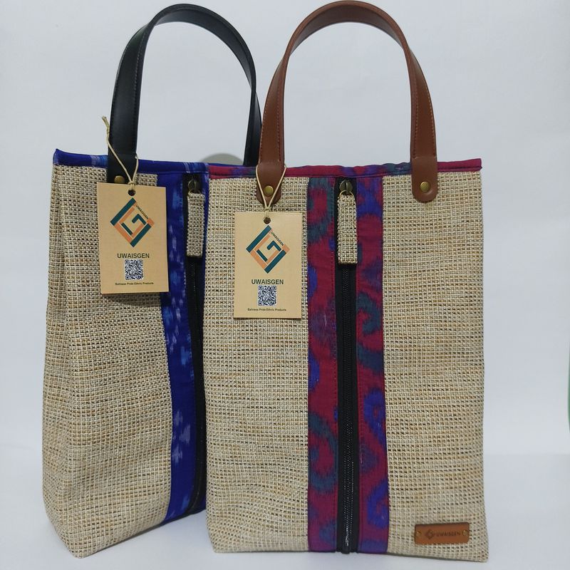 UwaisGen Fathur Bag Goni Tenun Endek Etnik Bali Souvenir Handbag Murah ...