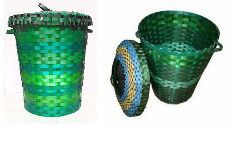 Tong Sampah Anyam