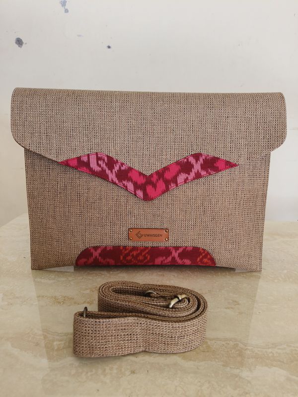 UwaisGen Tas Laptop Anvlope 14 inchi Tas Kantor Goni Tenun Endek ...