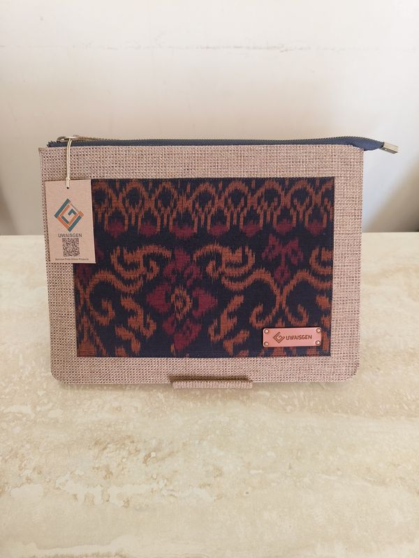 UwaisGen Tas Laptop Labis Bag 12 Inchi Goni Tenun Endek Etnik Bali ...