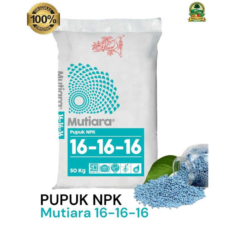 Pupuk NPK Mutiara 16 - 16 - 16