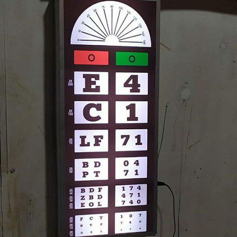 Snellen Chart Elektronik + Remote
