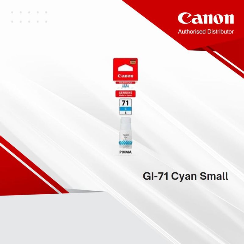 TINTA PRINTER CANON GI-71 CYAN SMALL