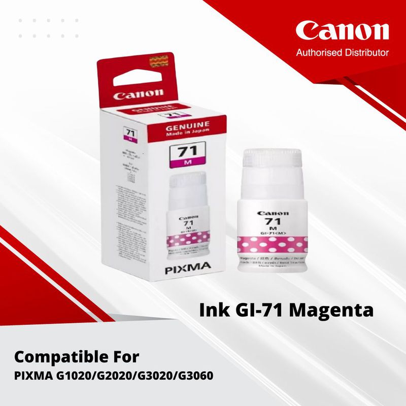 TINTA PRINTER CANON GI-71 M (MERAH)