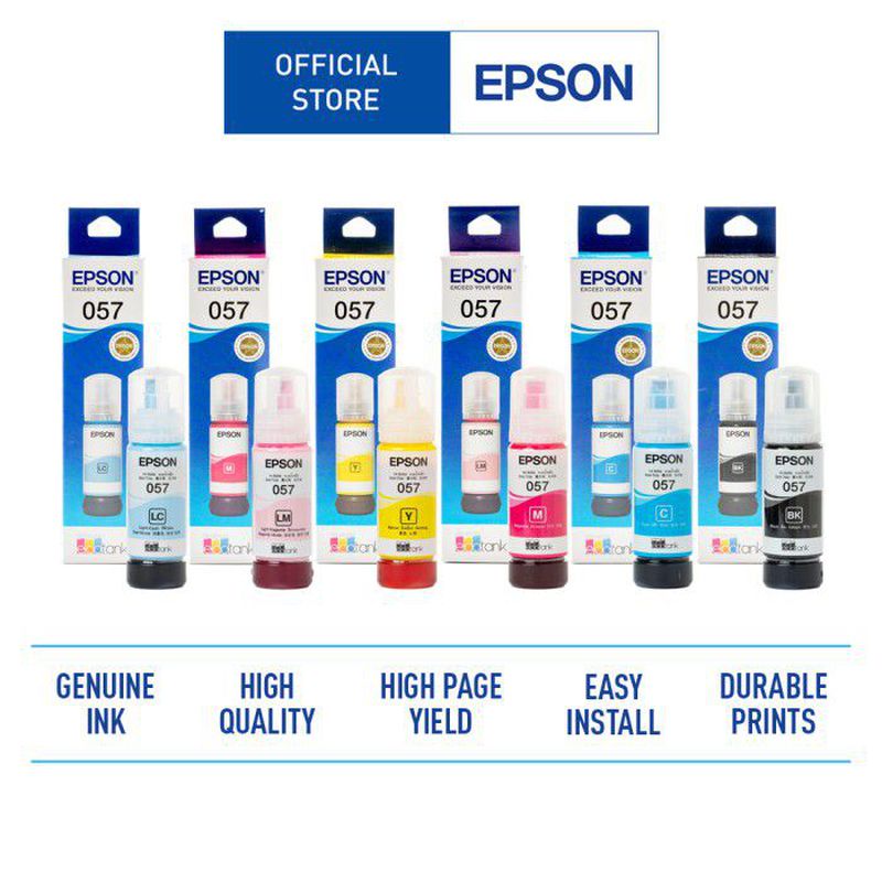 TINTA PRINTER EPSON T057 LIGHT MAGENTA