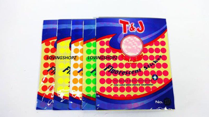 Label Sticker BULAT Tom&Jerry No.114 (13mm) - Biru