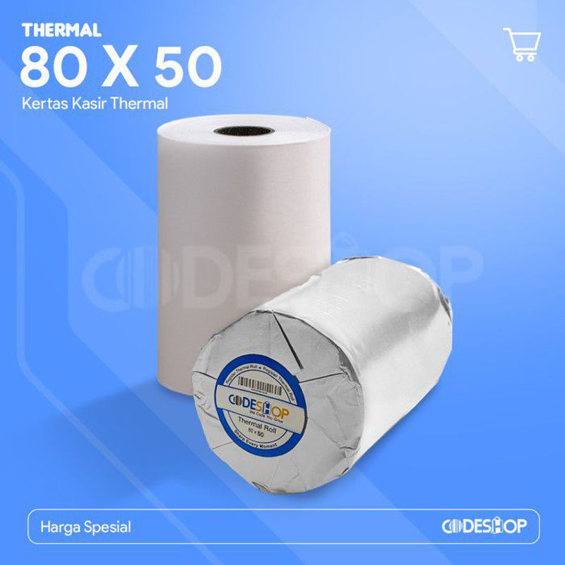 Kertas Thermal 80 x 50 mm