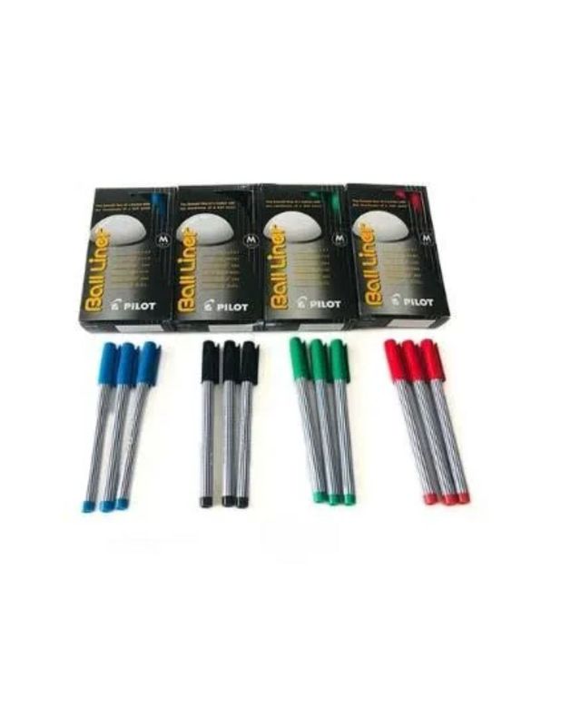 Ballpoint Pilot balliner ( Hitam , Biru , Merah , Hijau ) - Biru