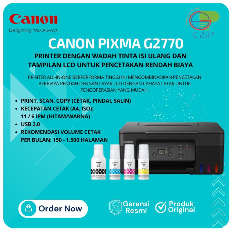 Printer Canon Pixma G2770