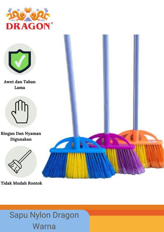 Sapu Nilon Dragon - Hitam
