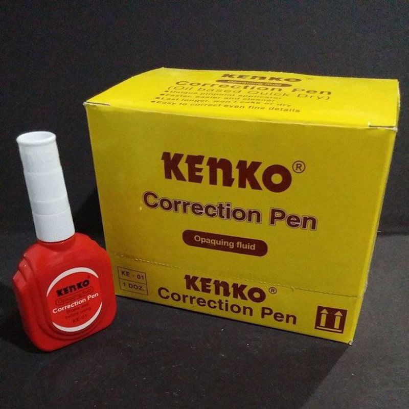CORRECTION KENKO KE01 MERAH (TIP PLASTIK)