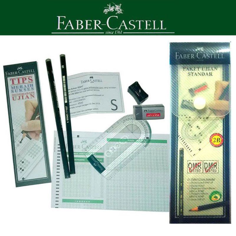 PAKET UJIAN FABER CASTELL STANDARD