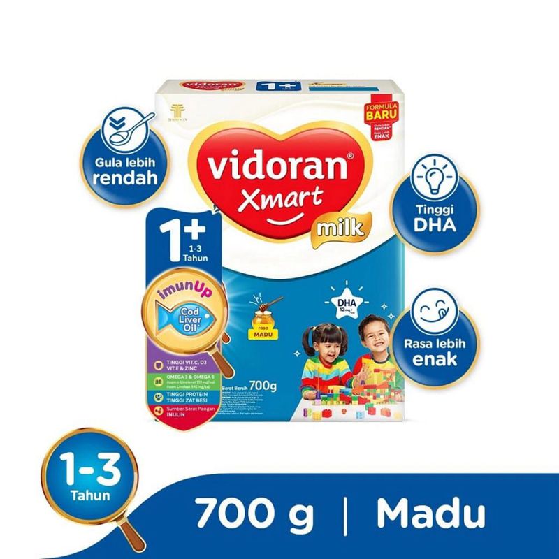 VIDORAN XMART 1+ MADU / VANILLA / 700 gr - Madu VIDORAN XMART 1+ MADU / VANILLA / 700 gr - Madu