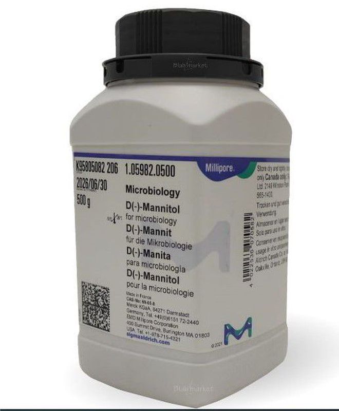 D(-) Mannitol for Microbiologi (1.05982.0500)