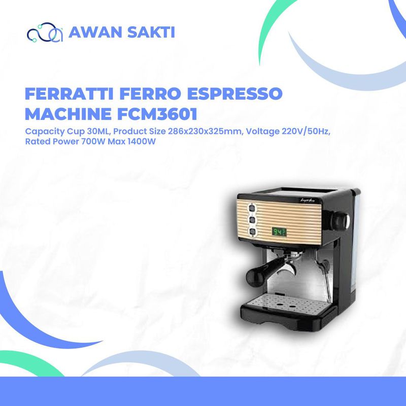 FERRATTI FERRO ESPRESSO MACHINE FCM3601