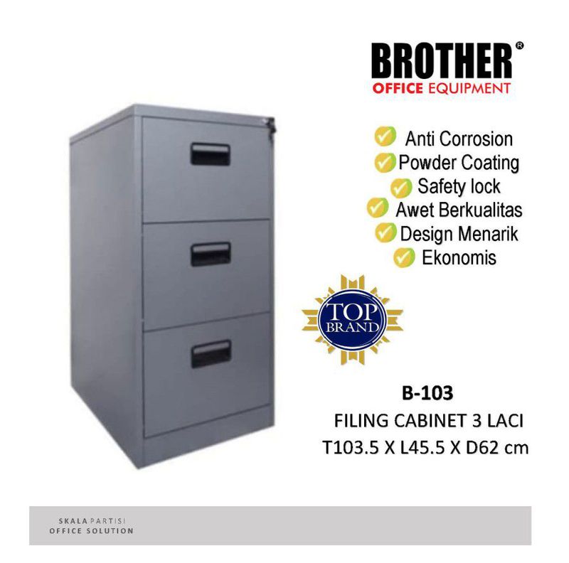 Filling Cabinet 3 Laci Brother