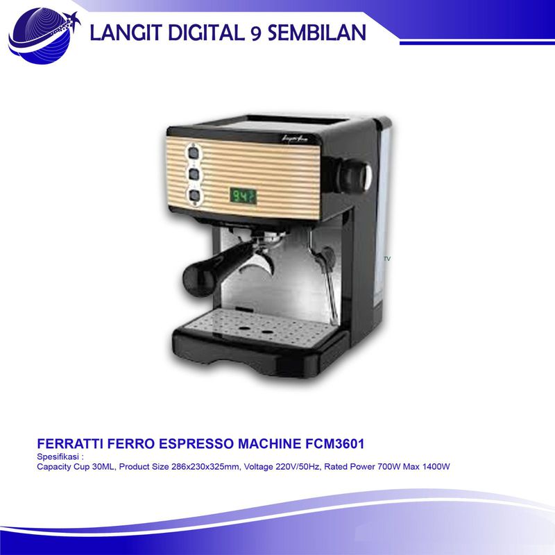 FERRATTI FERRO ESPRESSO MACHINE FCM3601