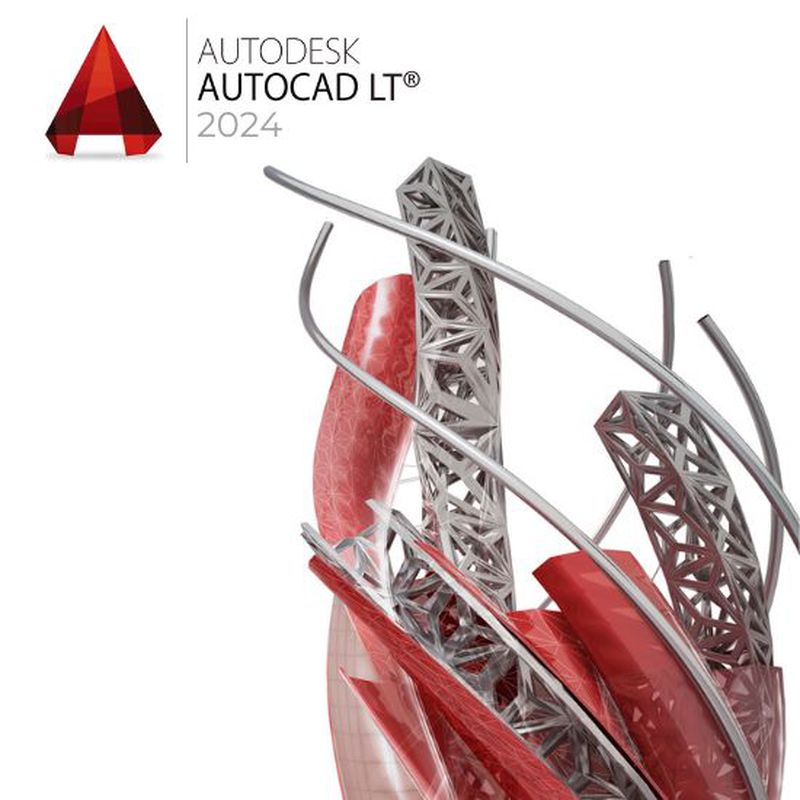 Autodesk AutoCAD LT 2024 Original License 2D - 1 Year Subscription
