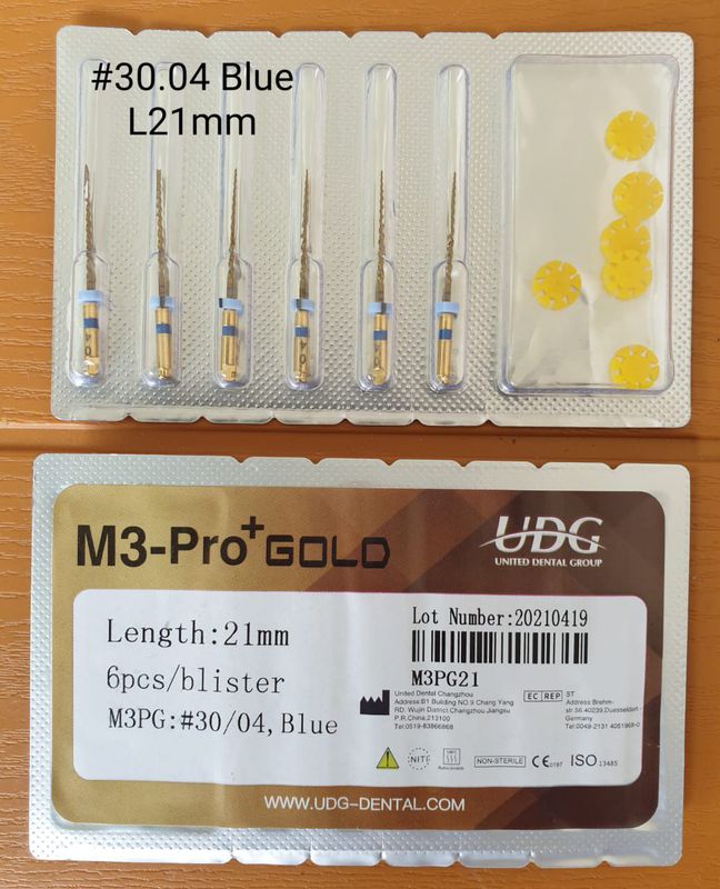 File Rotari M3-Pro Gold Single Pack - #20.04 L21mm