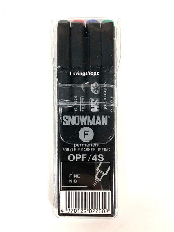 SIGN PEN SNOWMAN OPF-4 F