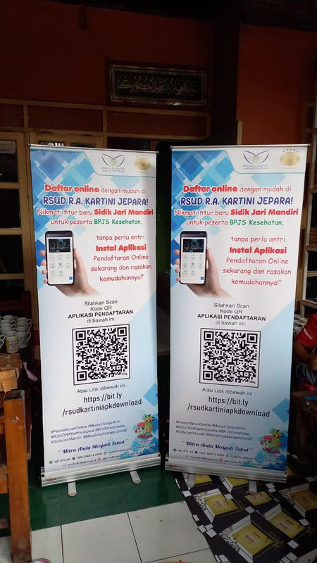 Roll Banner Daftar Online