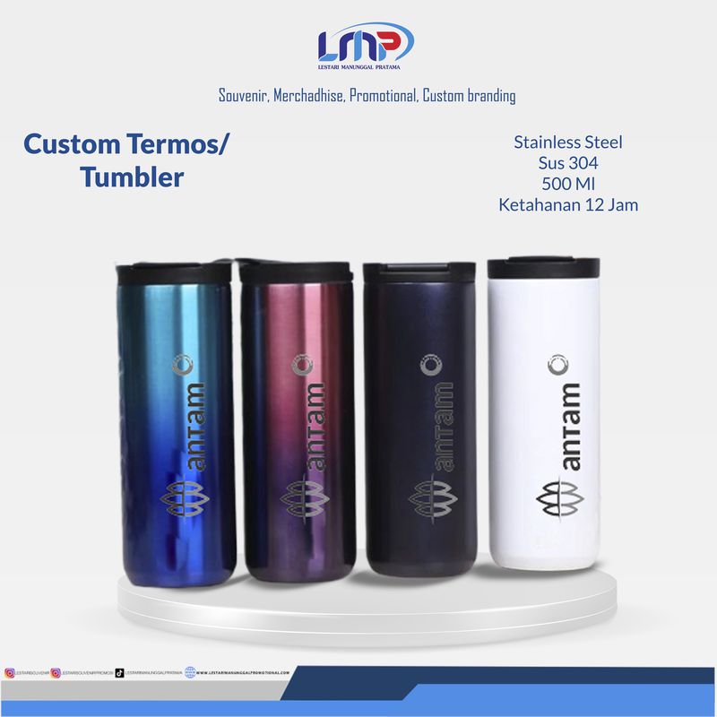 Merchandise Souvenir Tumbler / Termos Custom Code#1009