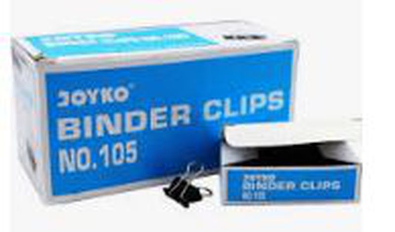 Binder Clips BIG NO. 105, Size 1/2 inch (15 mm)