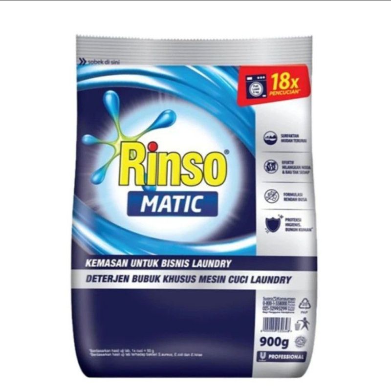 Rinso matic detergen 900gr