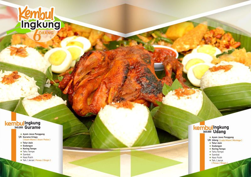 Paket kembul ingkung udang ( 6 orang )