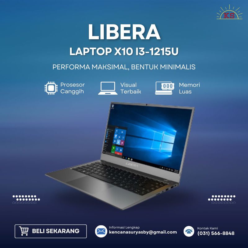 LIBERA X10 I3-10110U 4GB SSD 512GB (14) WIN11PRO